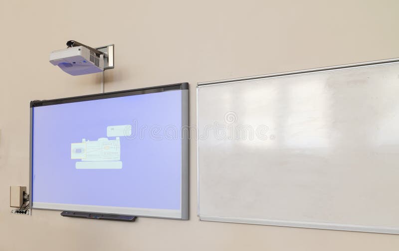 Smart board stock image. Image of banner, classroom - 131218709