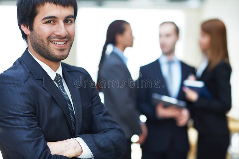 Smart boss stock photo. Image of businesspeople, expertise - 33656562
