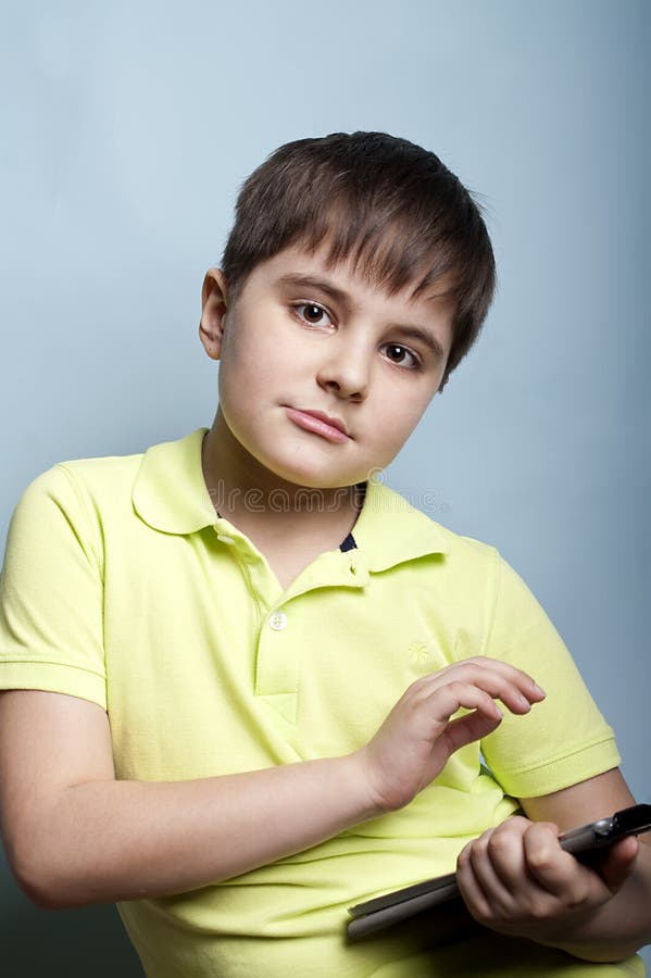 Smart Boy stock image. Image of clever, glance, nice - 43687999