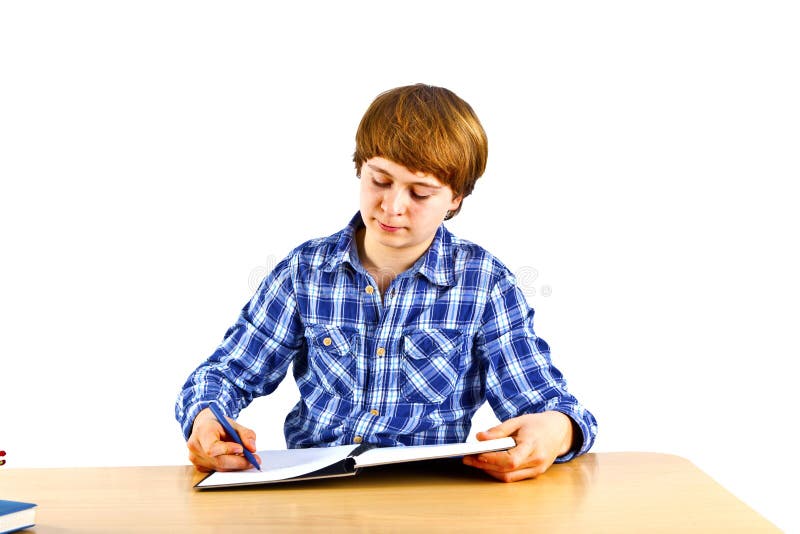 Smart Boy Learning for School Stock Image - Image of class, beautiful ...
