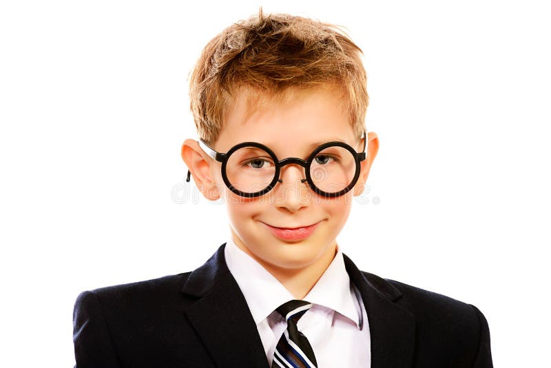 Smart boy stock photo. Image of business, knowledge, caucasian - 43361750