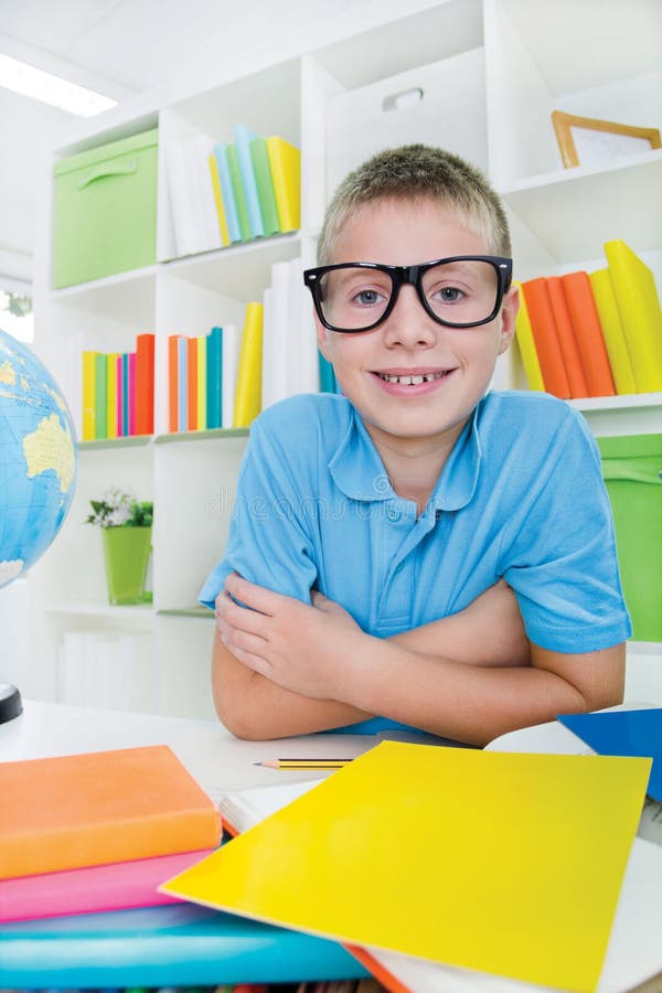 Smart boy stock image. Image of denture, schoolchild - 33466835