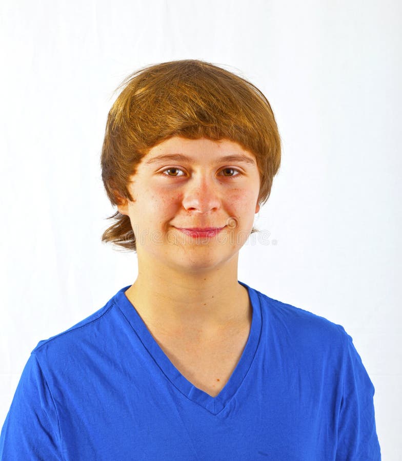 Smart Boy In Studio On White Stock Photo - Image of model, critical ...