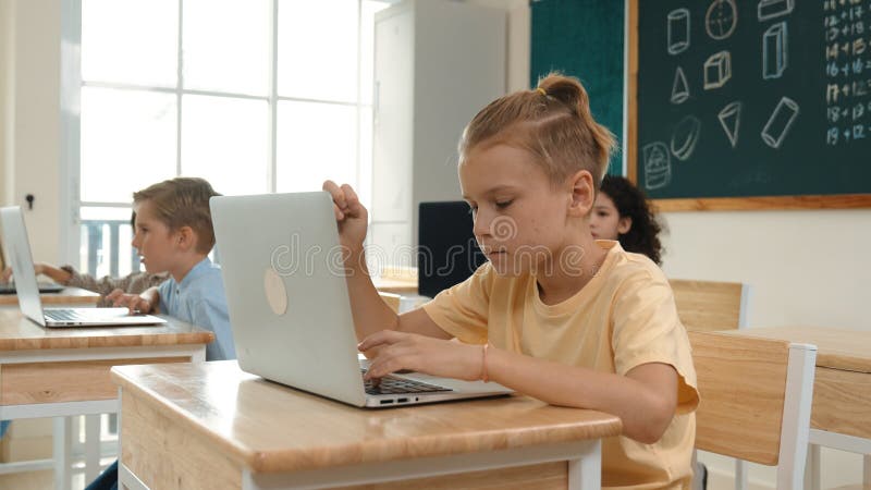 Smart Boy Using Laptop To Generated AI by Coding Engineering Prompt ...