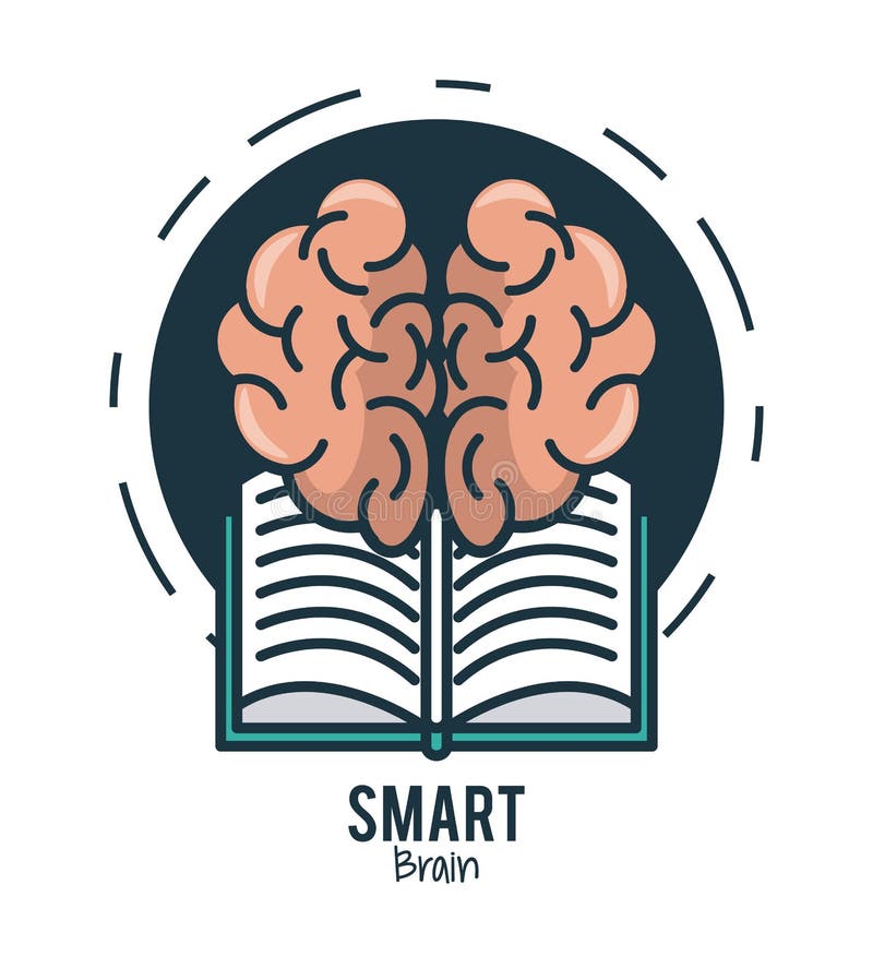 Smart brain ideas stock vector. Illustration of bright - 109202572