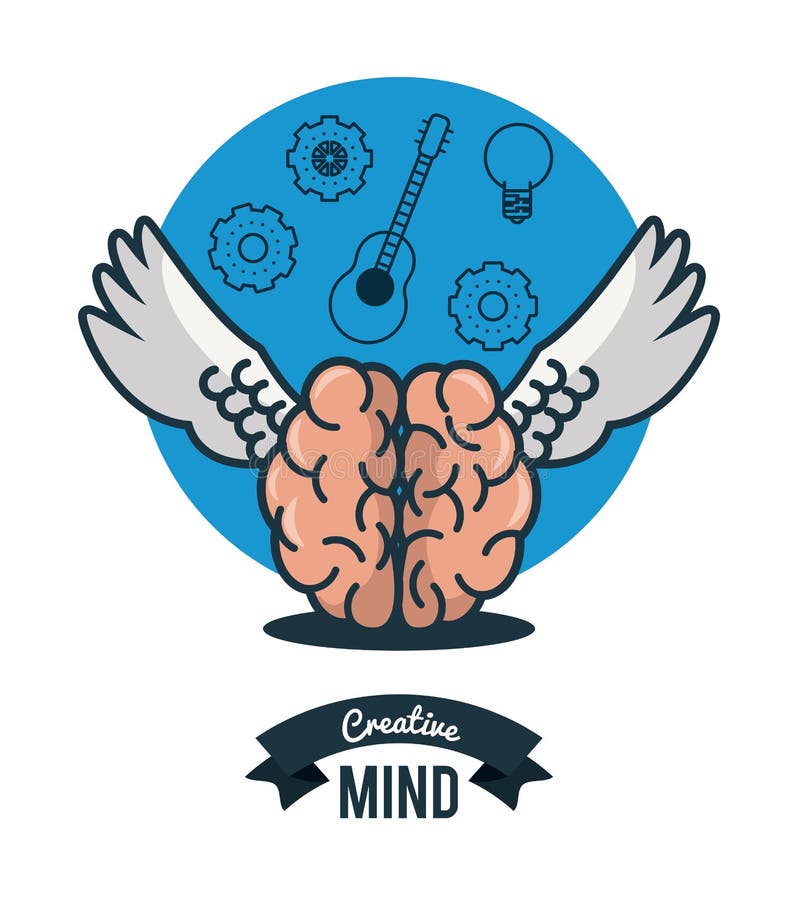 Smart brain ideas stock vector. Illustration of gears - 109202595