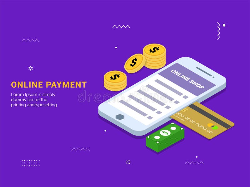 Smart Building Concept Based Landing Page Design with 3d Illust Stock ...