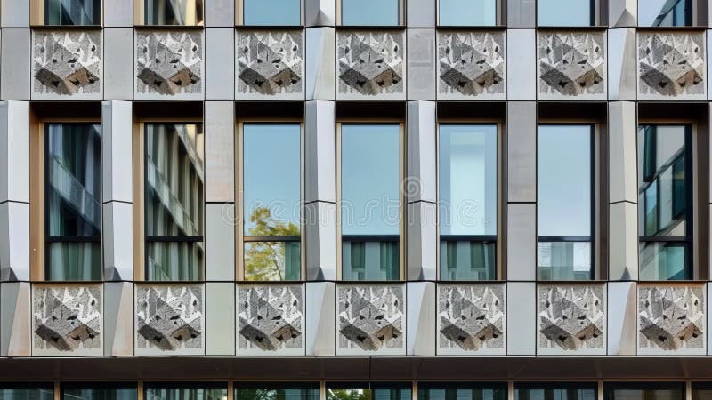 Modern Office Building Windows Opening and Closing Stock Footage ...