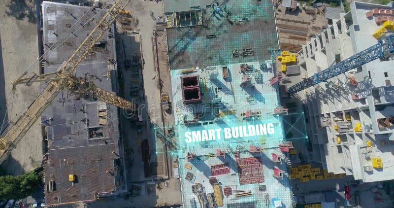 Smart Building Visualization. Smart Building Construction. Smart ...