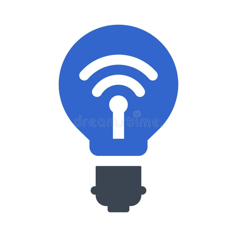 Smart Bulb Tech Logo Icon . Idea Creative Light Bulb Logo . Bulb ...