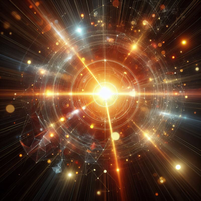 Smart Burst Lens Flare Bright Lens Flare with Light Rays Burstin Stock ...