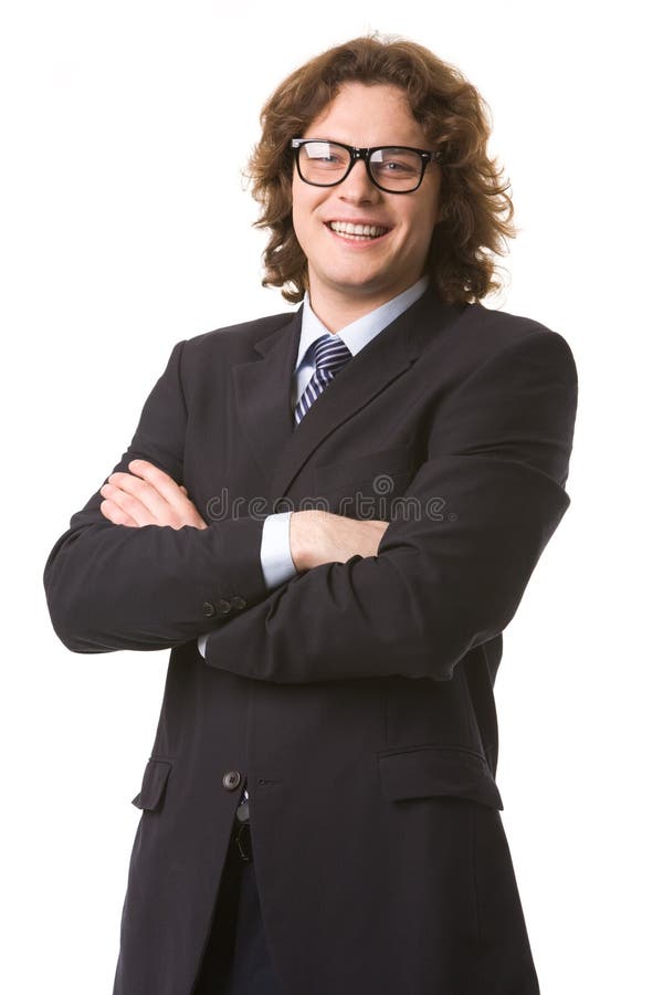 Smart businessman stock photo. Image of businesspeople - 12585906