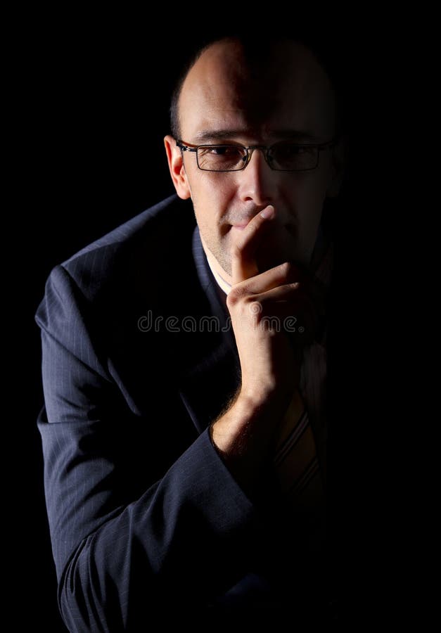 Smart businessman stock image. Image of male, caucasian - 12905997