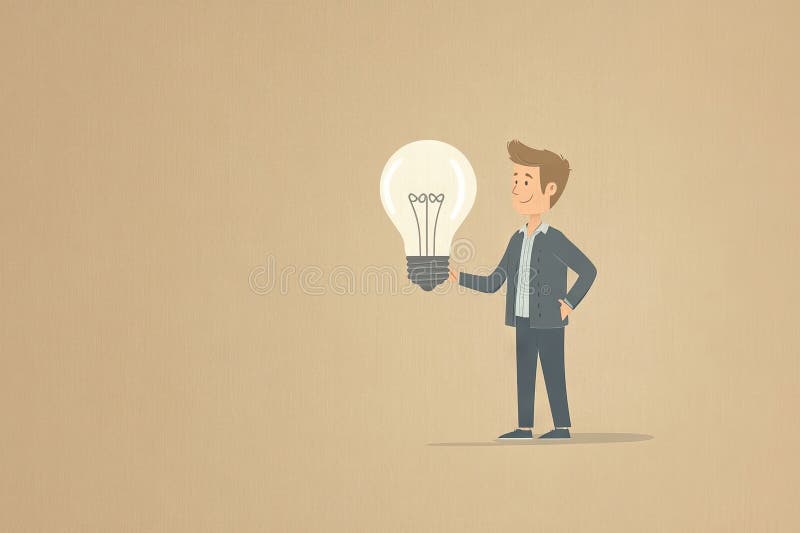 Smart Businessman Holding Question Mark Sign and Lightbulb Solution ...