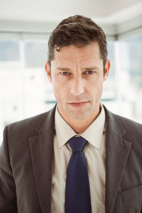 Smart Businessman in Suit at Office Stock Photo - Image of jacket ...