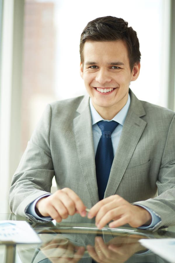 Smart businessman stock image. Image of occupation, executive - 33658615