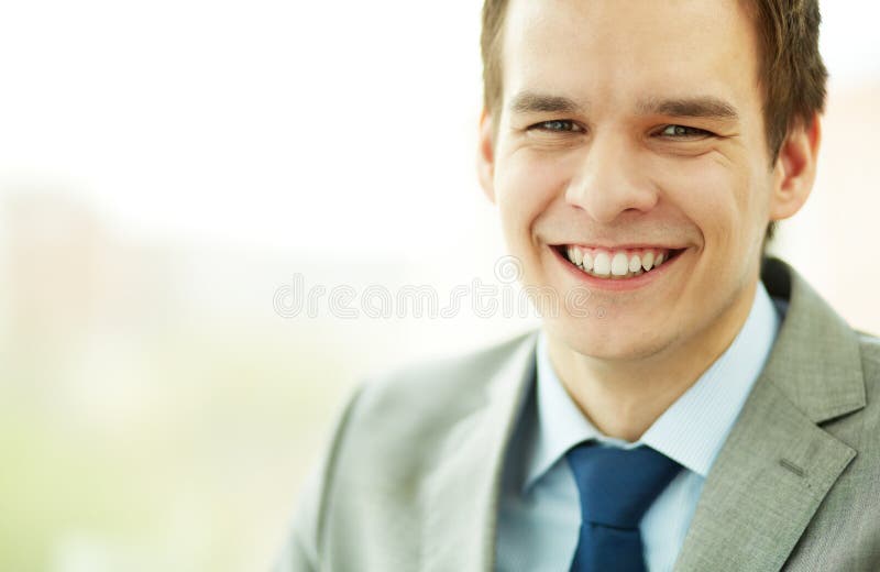 Smart businessman stock photo. Image of glance, contemporary - 33658632