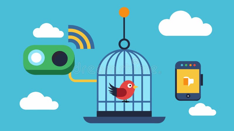 A Smart Cage with a Camera and Live Streaming Capabilities Allowing You ...