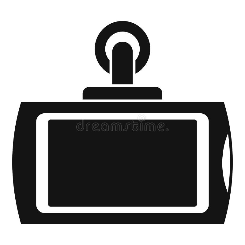Smart Car Dvr Icon, Simple Style Stock Vector - Illustration of ...