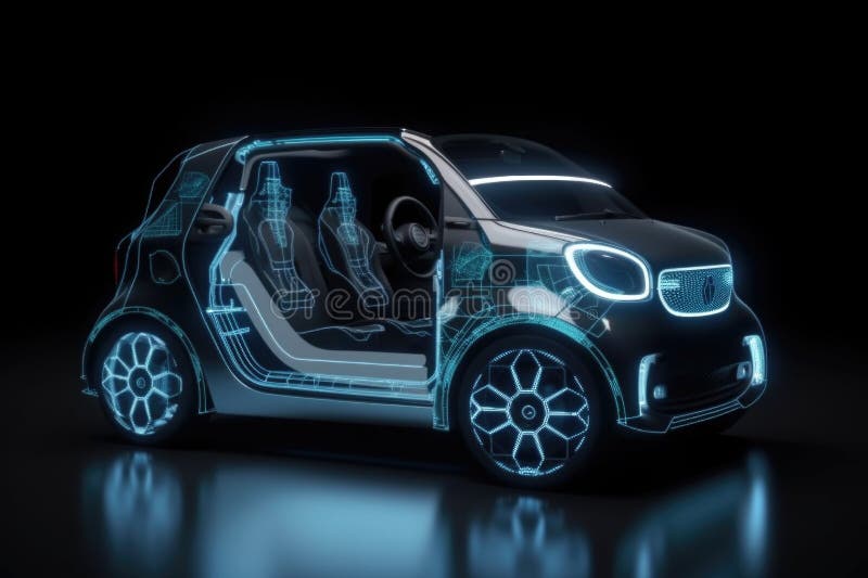 Smart Car with Facial Recognition System, Unlocking the Doors and ...