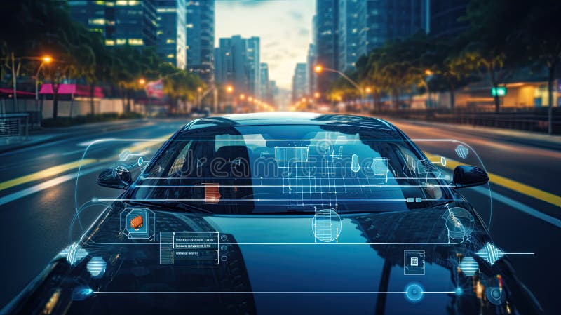 Smart Car and Internet of Things (IOT) Concept, IoT Based Vehicle ...