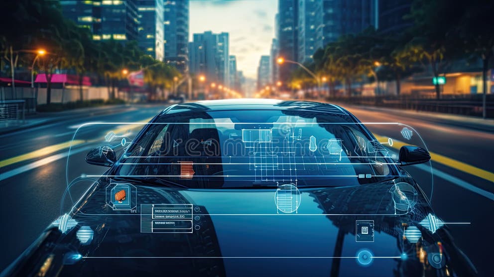 Smart Car and Internet of Things (IOT) Concept, IoT Based Vehicle ...