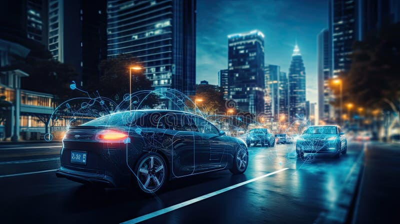 Smart Car and Internet of Things (IOT) Concept, IoT Based Vehicle ...