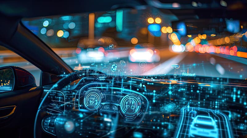 Smart Car and Internet of Things (IOT) Concept, IoT Based Vehicle ...