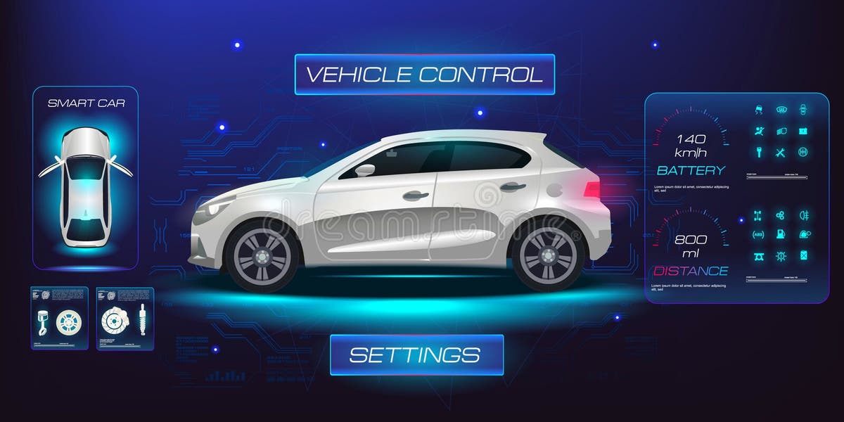 Connected Car Analysis Stock Illustrations – 151 Connected Car Analysis ...