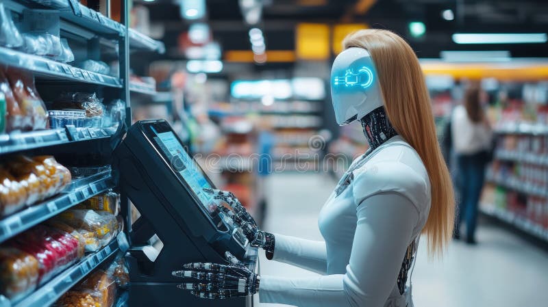 Smart Cashier Automates Checkout Process in a Modern Supermarket with ...