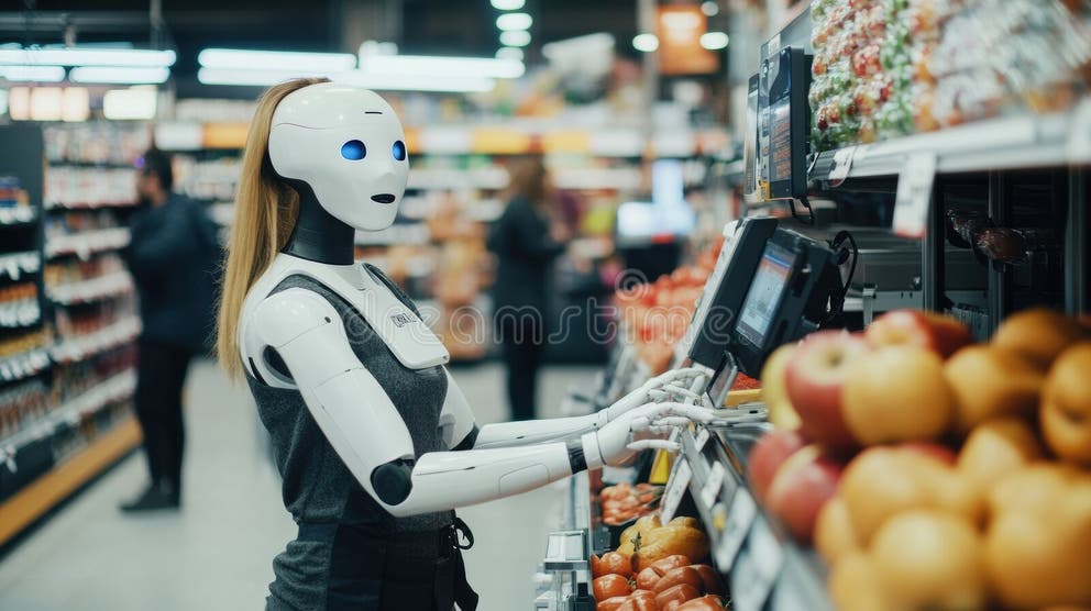 Smart Cashier Automates Checkout Process in a Modern Supermarket ...