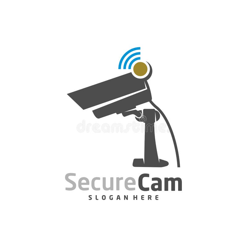 Smart CCTV Camera Logo Design Vector Template, Concept Symbol Icon ...