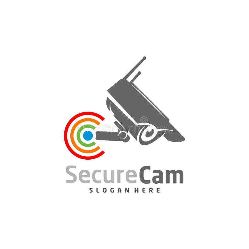 Smart CCTV Camera Logo Design Vector Template, Concept Symbol Icon ...