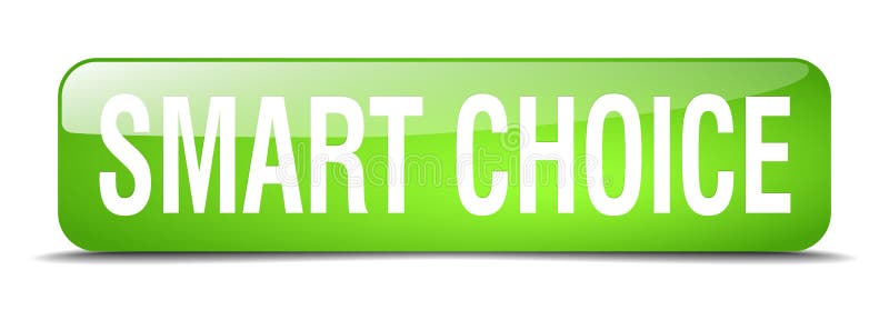 Smart choice button stock vector. Illustration of glossy - 119894488
