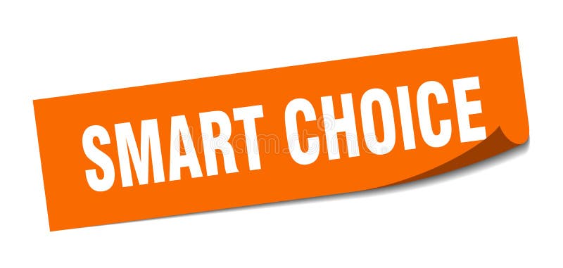 Smart Choice Sticker. Smart Choice Square Sign Stock Vector ...