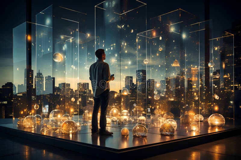 Smart City and Abstract Future Business , Big Data Connection ... Smart City and Abstract Future Business , Big Data Connection ...