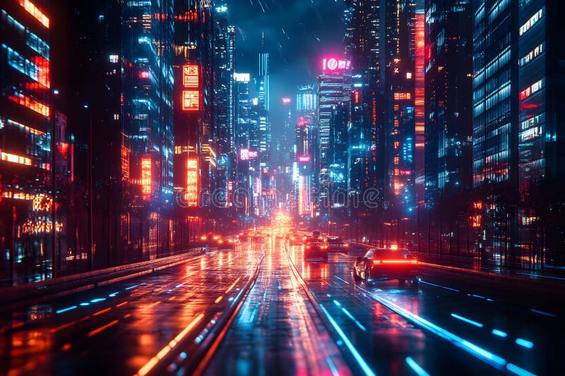 A Smart City with Autonomous Vehicles and Advanced Technology Driven by ...