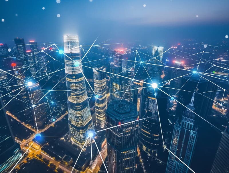 Smart City Big Data Connection Technology in Big City, Big Data ...