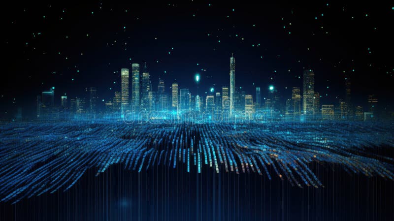 Abstract Concept of Big Data Flow in Smart Megapolis, Smart City ...