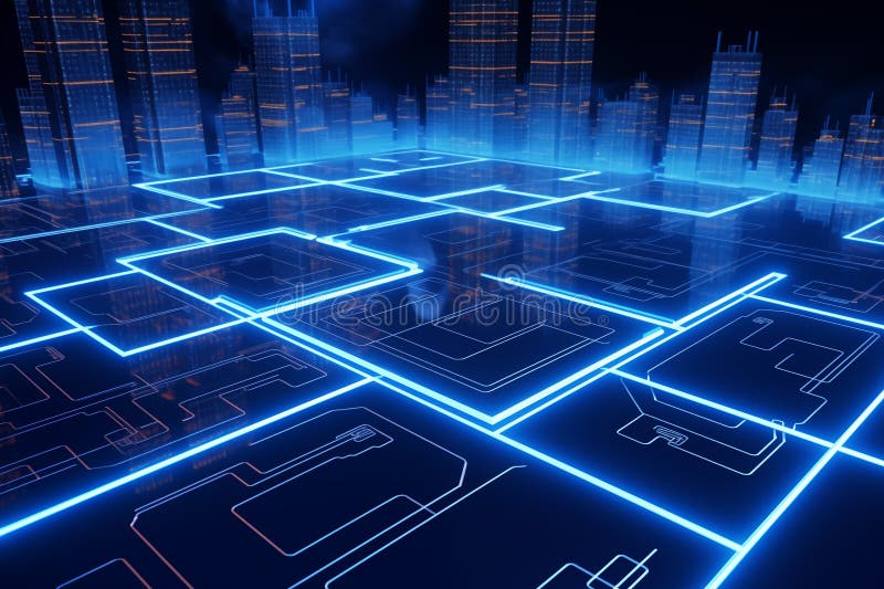 Smart City Concept. by Generative Ai Stock Illustration - Illustration ...