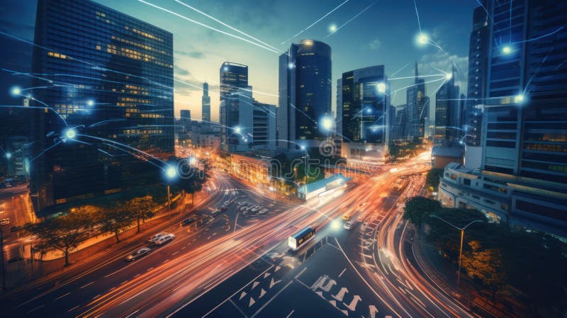 A Smart City with Connected Infrastructure, Where Buildings ...