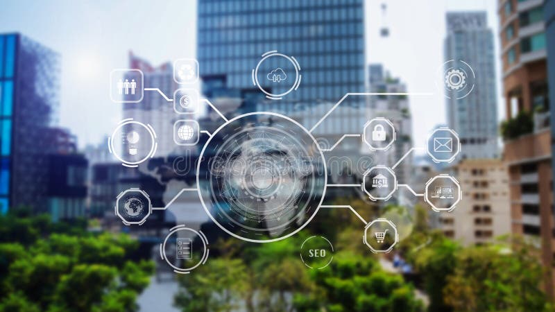 Smart City Data Management Platform with Virtual Interface Graphic ...