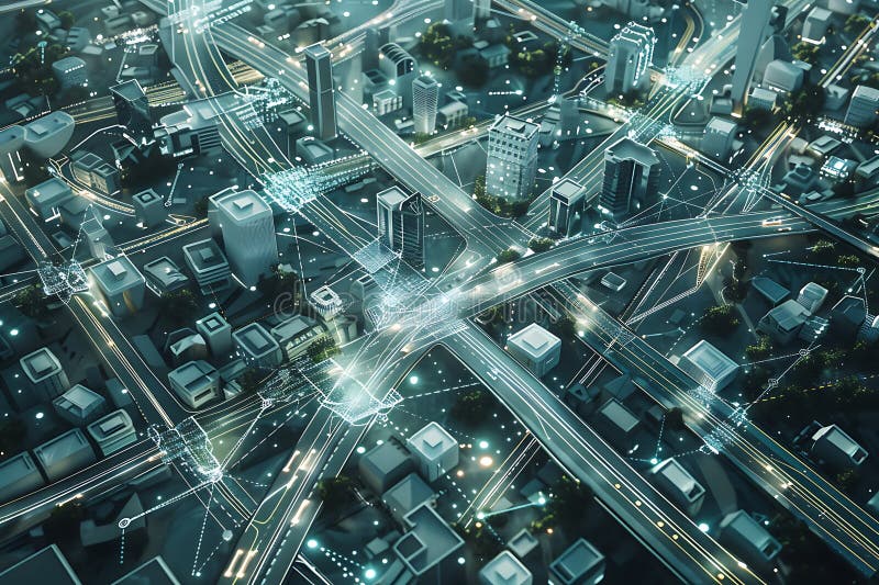 Smart City Infrastructure: a Futuristic Urban Network Visualization ...