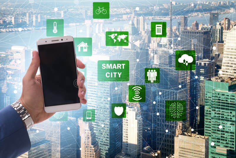 The Smart City in Innovation Concept Stock Photo - Image of smart ...