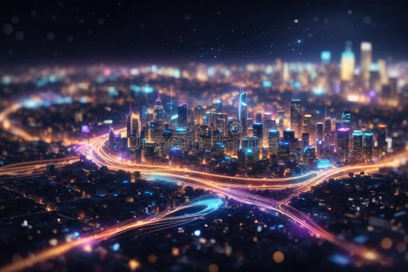 Smart City and Intelligent Communication Network of Things ,wireless ...