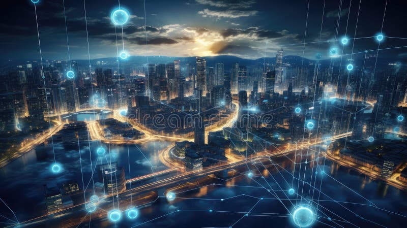 A Smart City and Its Advanced Communication Network, the Integration of ...