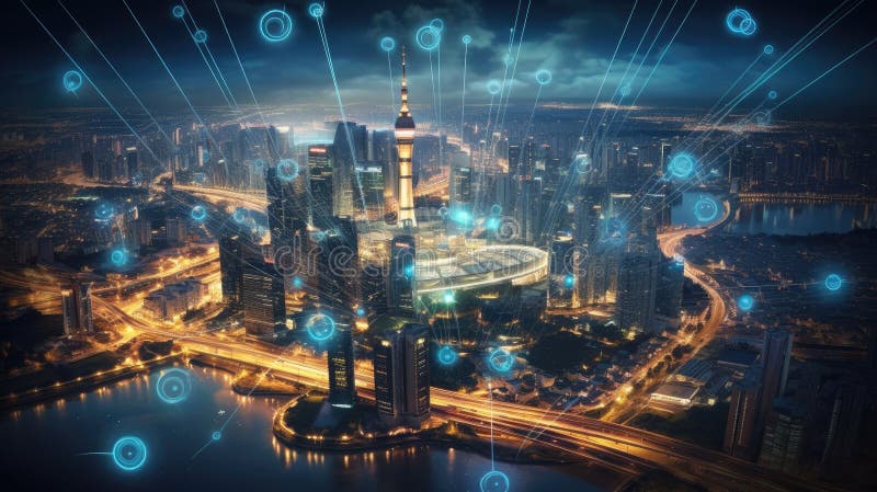 A Smart City and Its Advanced Communication Network, the Integration of ...