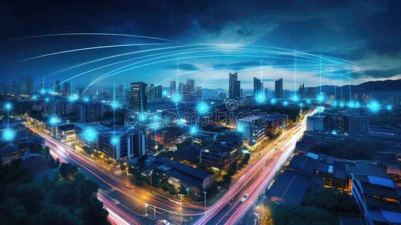 A Smart City and Its Advanced Communication Network, the Integration of ...