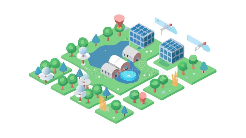 Comprehensive Urban Infrastructure Overview Stock Illustrations – 101 ...