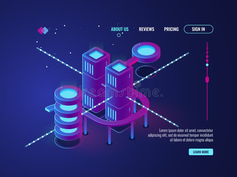 Isometric Smart City, Digital Town, Server Room, Big Data Flow ... Isometric Smart City, Digital Town, Server Room, Big Data Flow ...